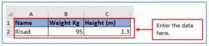 How to Calculate BMI in Excel (Body Mass Index)? - Resource