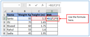 How to Calculate BMI in Excel (Body Mass Index)? - Resource