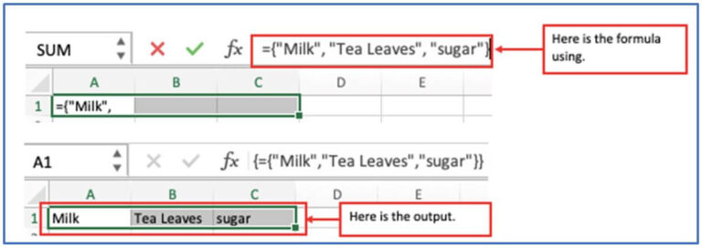 How to use arrays formulas in excel? - Resource